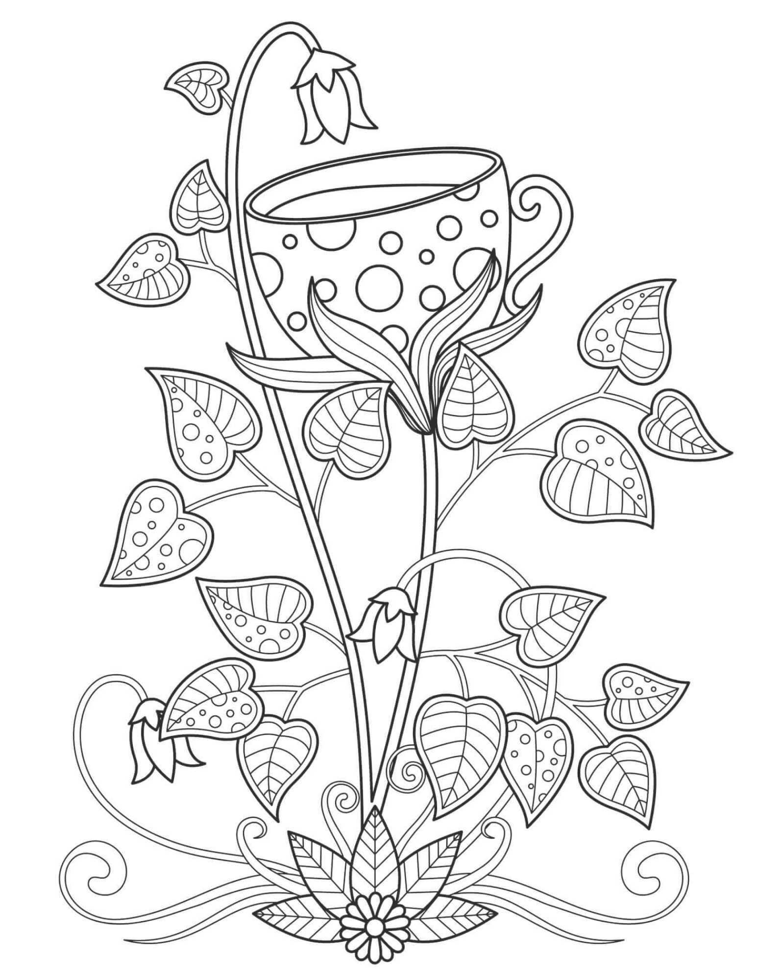 19 Calming Coloring Pages for a Beautiful Spring (Free) | Sassy Sister ...