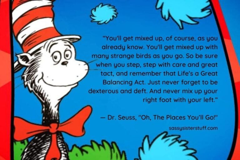 Life Lessons from Dr. Seuss and Cat in the Hat Poems | Sassy Sister Stuff