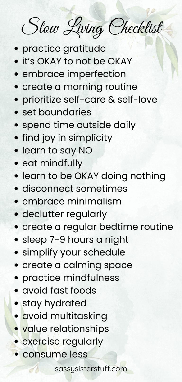 What is Slow Living? 7 Principles to Simplify Life & Create More Joy ...